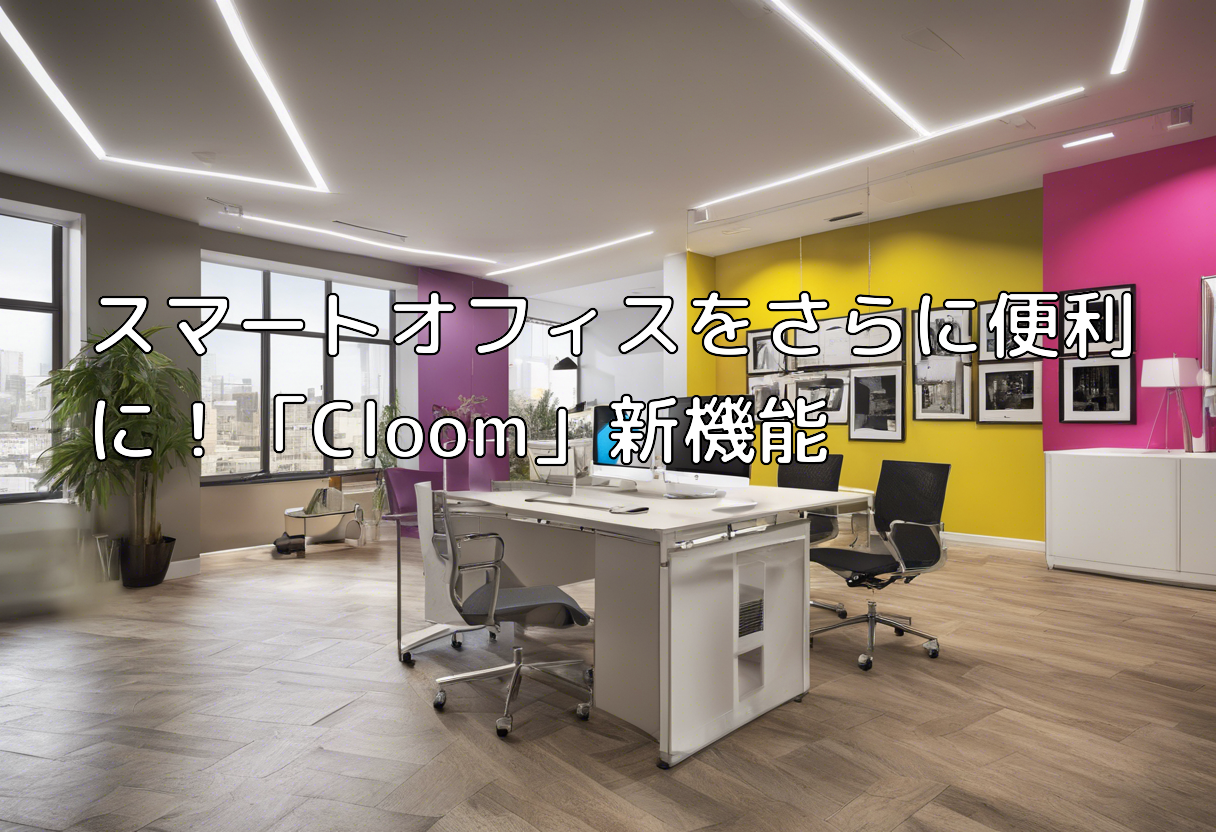 スマートオフィスをさらに便利に！「Cloom」新機能 | 株式会社ウチダシステムズ